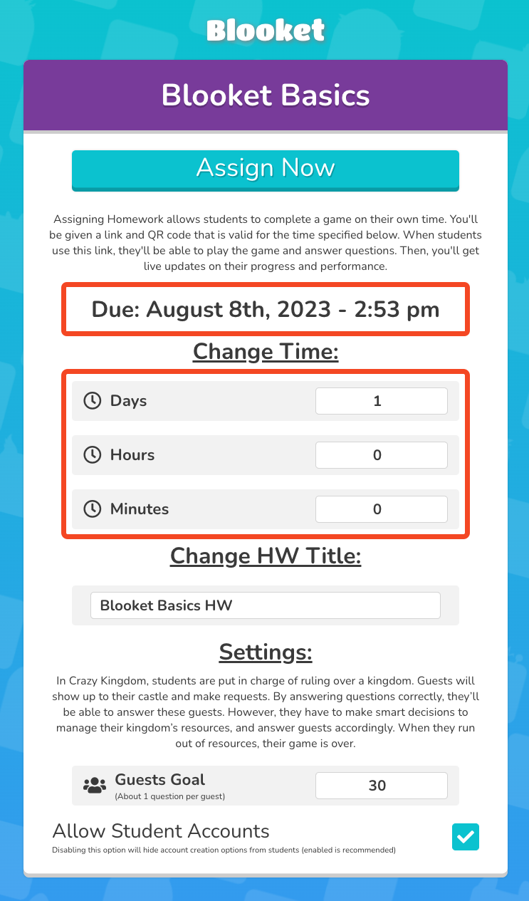 How to Assign Homework in Blooket – Blooket